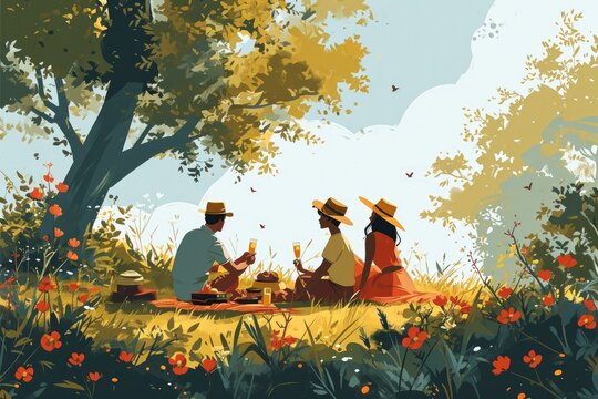 "Picnic Scene" Images – Browse 1,296 Stock Photos, Vectors, and Video ...