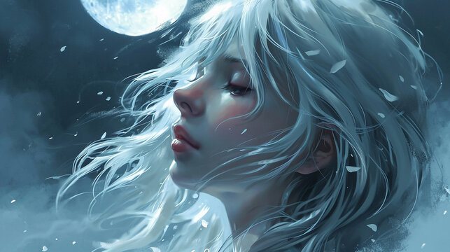 Fashion Model Moonlight Images – Browse 5,272 Stock Photos, Vectors ...