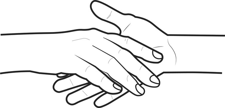 「Helping Hand Outline」の写真素材 | 71,649件の無料イラスト画像 | Adobe Stock