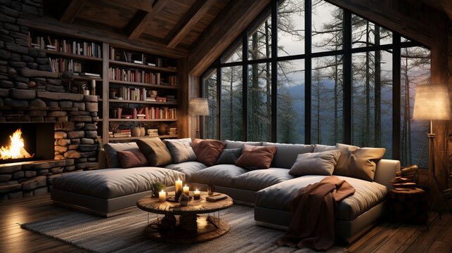Cabin Log Interior Images – Browse 16,063 Stock Photos, Vectors, and ...