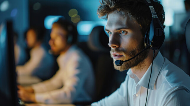 Call Center Guy Images – Browse 16,663 Stock Photos, Vectors, and Video ...