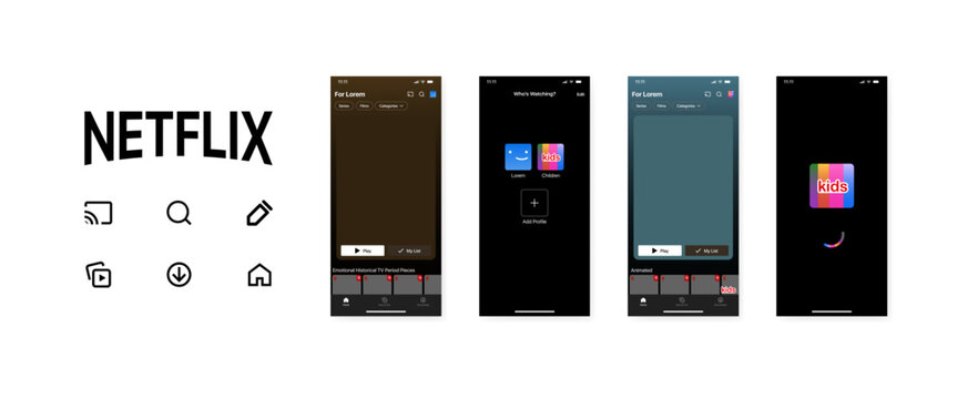 Netflix Icons Images – Browse 2,196 Stock Photos, Vectors, and Video ...