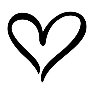 Heart Outline No Background Images – Browse 1,484 Stock Photos, Vectors ...