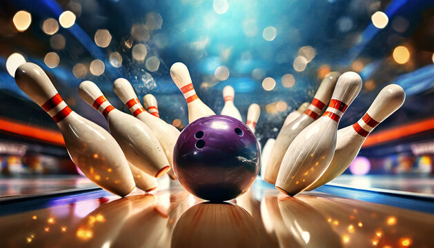 "Bowling Strike" Images – Browse 1,053 Stock Photos, Vectors, and Video ...