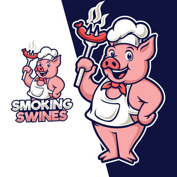 bbq pig logo