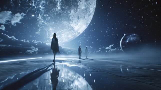 Fashion Model Moonlight Images – Browse 5,272 Stock Photos, Vectors ...