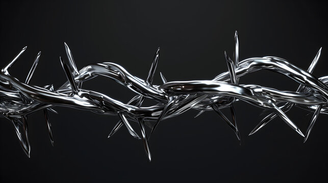 Chrome Barbed Wire Images – Browse 719 Stock Photos, Vectors, and Video ...