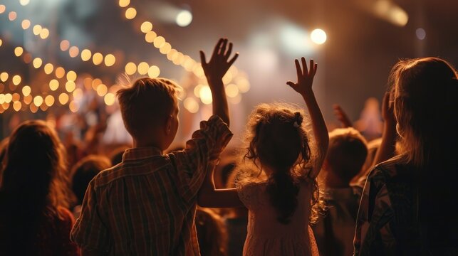Children Worshipping