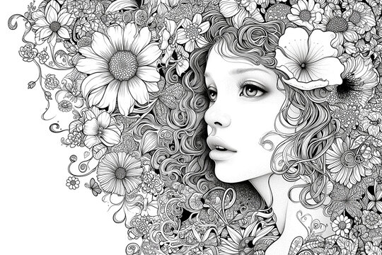"Coloring Book Adult" Images – Browse 675 Stock Photos, Vectors, and ...