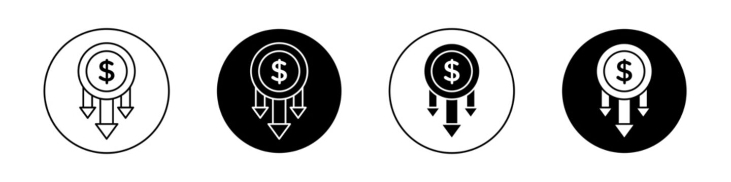 Reduce Cost Line Icon Images – Browse 2,682 Stock Photos, Vectors, and ...