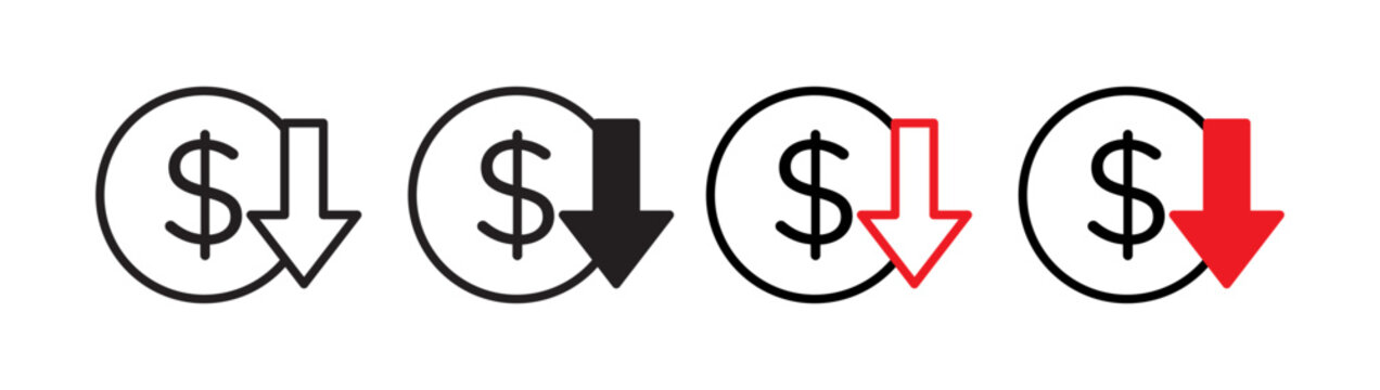 Reduce Cost Line Icon Images – Browse 2,682 Stock Photos, Vectors, and ...