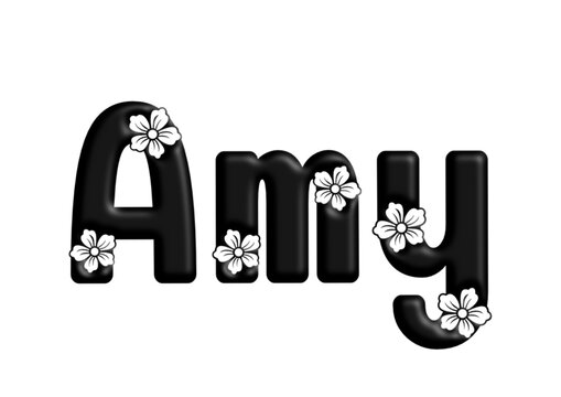 Logotipo De Amy Carta De Amy Diseo Del Logotipo De La Letra Amy