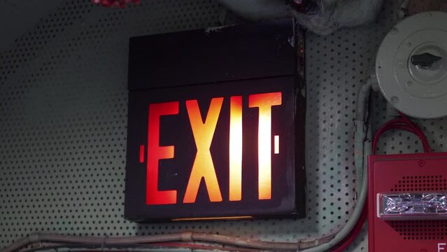 "Fire Exit Sign" Images – Browse 318 Stock Photos, Vectors, and Video ...