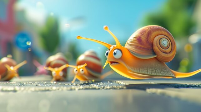 Snail Cartoon Images – Browse 43,089 Stock Photos, Vectors, and Video ...