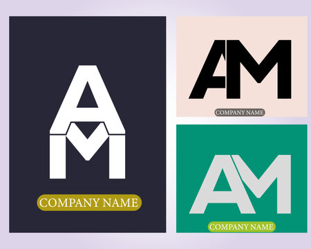 "Am Letter Logo" Images – Browse 270 Stock Photos, Vectors, and Video ...
