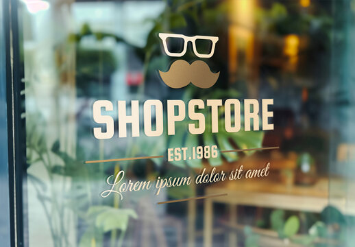 Window Sticker Mockup Images – Browse 1,126 Stock Photos, Vectors, and ...