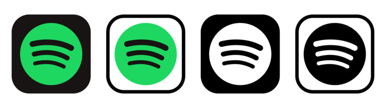 Spotify Logo Icons Images – Browse 2,500 Stock Photos, Vectors, and ...