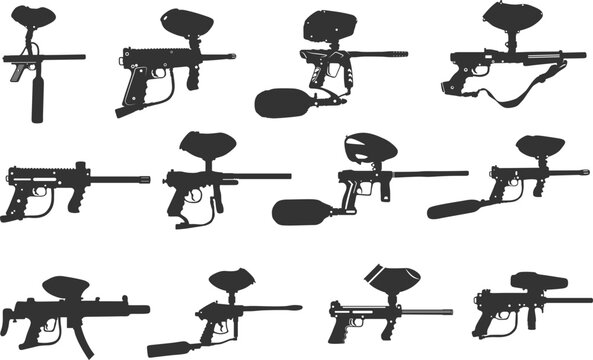 Paintball Gun Drawings