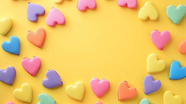 Rainbow Heart Border Images – Browse 3,859 Stock Photos, Vectors, and ...