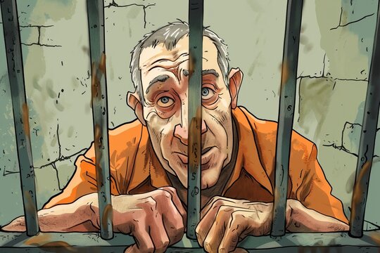 Behind Bars Cartoon Images – Browse 2,201 Stock Photos, Vectors, and ...
