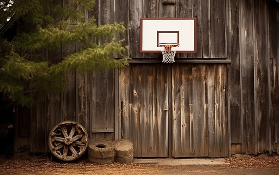 Basketball Hoop On Barn Images – Browse 154 Stock Photos, Vectors, and ...