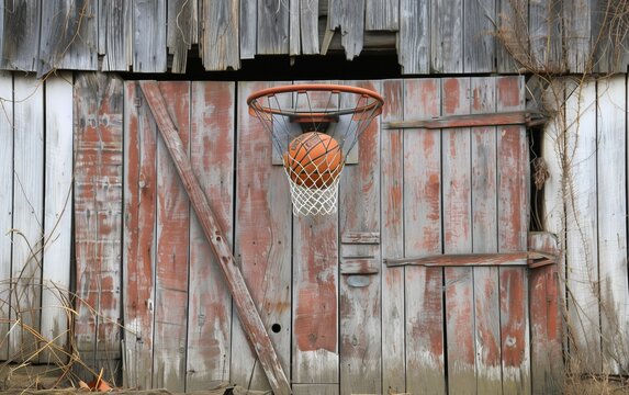 Basketball Hoop On Barn Images – Browse 194 Stock Photos, Vectors, and ...