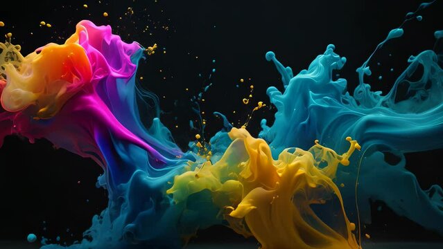 Liquid Color Collision Video Images – Browse 1,328 Stock Photos ...