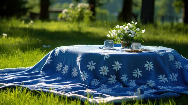 Blue Picnic Blanket Images – Browse 21,738 Stock Photos, Vectors, and ...