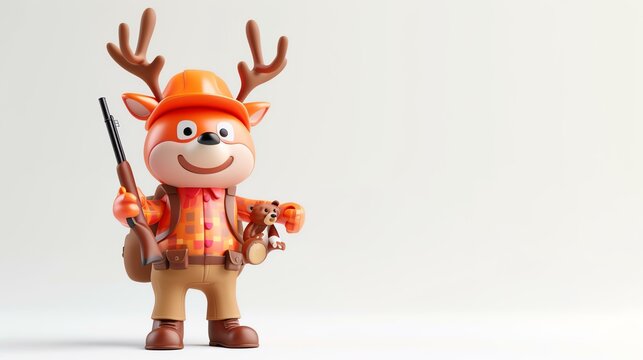 Cartoon Deer Hunter Images – Browse 2,837 Stock Photos, Vectors, and ...