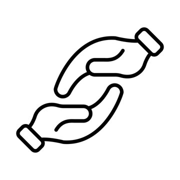 「Helping Hand Outline」の写真素材 | 77,388件の無料イラスト画像 | Adobe Stock