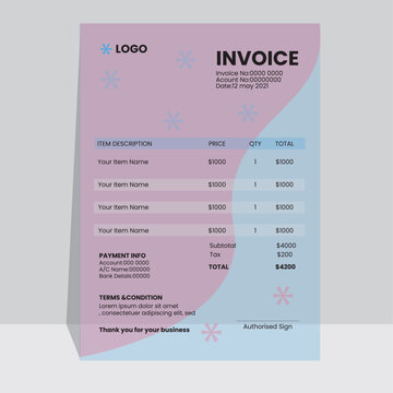 Invoice Psd Template Images – Browse 286 Stock Photos, Vectors, and ...
