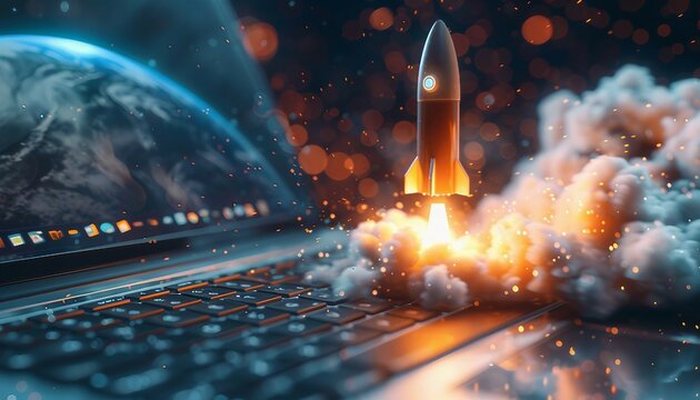 Rocket Blasting Off Images – Browse 6,346 Stock Photos, Vectors, and ...