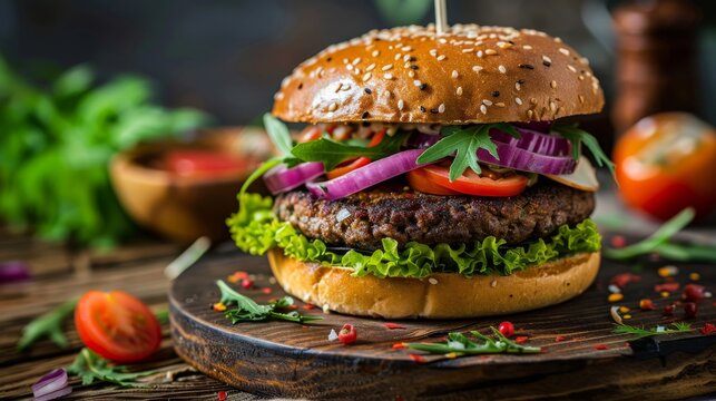 "Double Burger" Images – Browse 1,705 Stock Photos, Vectors, and Video ...