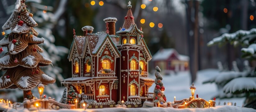 Gingerbread House Scene Images – Browse 5,205 Stock Photos, Vectors ...