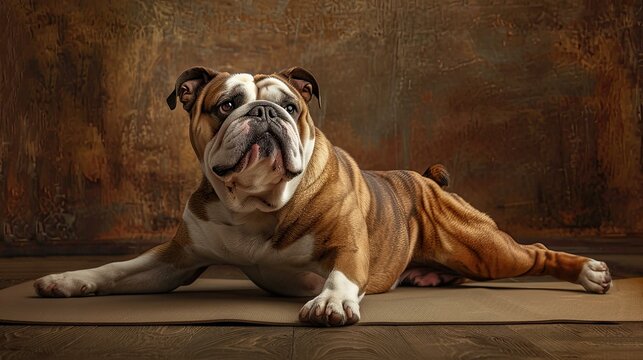 Bulldog Yoga Images – Browse 551 Stock Photos, Vectors, and Video ...