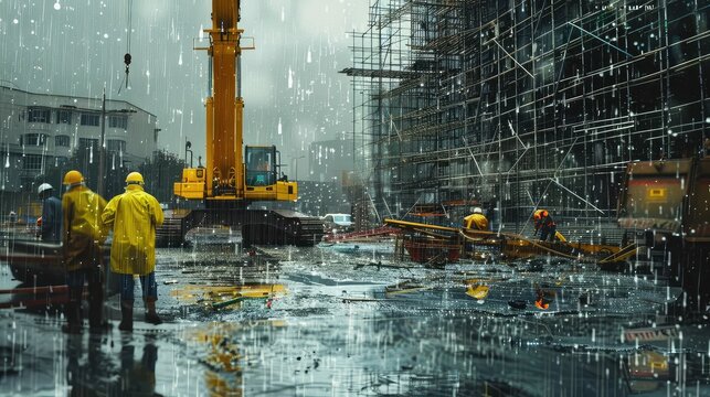 Rainy Construction Images – Browse 19,342 Stock Photos, Vectors, and ...