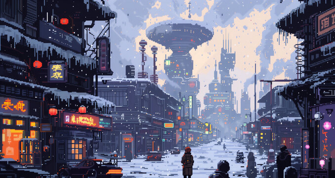 "Pixel Art City" Images – Browse 58 Stock Photos, Vectors, and Video ...