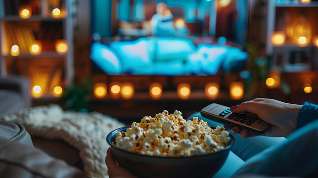 Popcorn And Tv Images – Browse 83,367 Stock Photos, Vectors, and Video ...