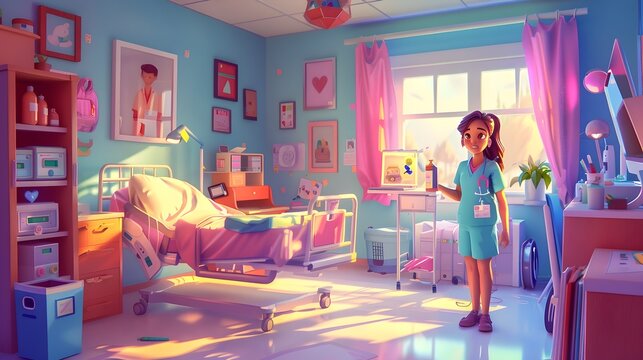 Nurse Character Animation Images – Browse 1,587 Stock Photos, Vectors ...