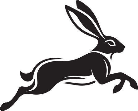 Rabbit Running Vector 100 Rabbit Running Drawing High Res