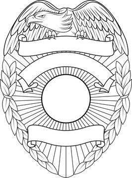 Blank Police Car Template