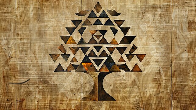Imágenes de "Triangle Tree": descubre bancos de fotos, ilustraciones ...