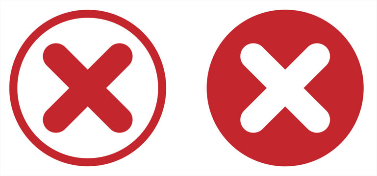 Red X With Circle Images – Browse 28,238 Stock Photos, Vectors, and ...