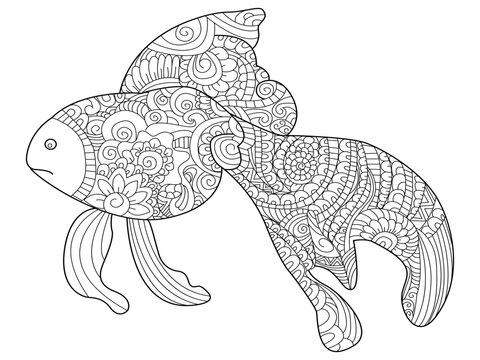 "Adult Coloring Book Pages" Images – Browse 172 Stock Photos, Vectors ...