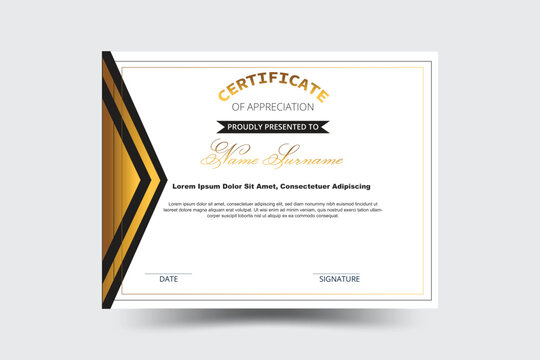 Certificate Design Template Sertifikat Images – Browse 519 Stock Photos ...