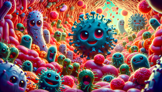 Friendly Bacteria Cartoon Images – Browse 1,497 Stock Photos, Vectors ...