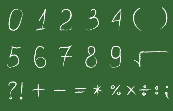 "Hand Drawn Numbers" Images – Browse 666 Stock Photos, Vectors, and ...