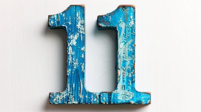 Blue Number 11