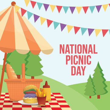 "National Picnic Day" Images – Browse 132 Stock Photos, Vectors, and ...