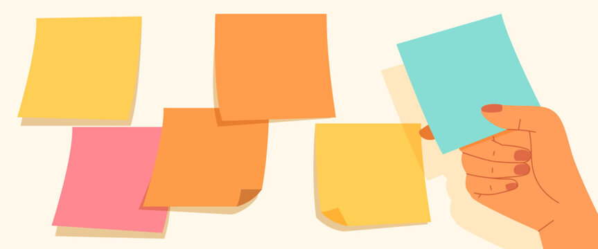 Sticky Notes Wall Images – Browse 54,397 Stock Photos, Vectors, and ...